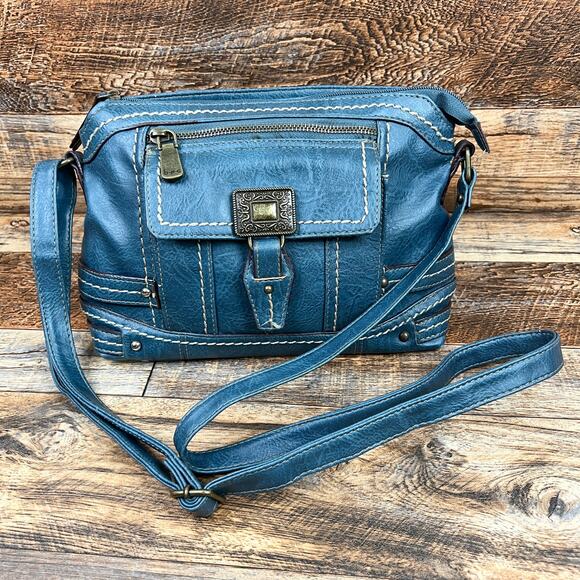 boc | Bags | Boc Ralston Crossbody Bag Shoulder Purse Dark Teal Blue ...